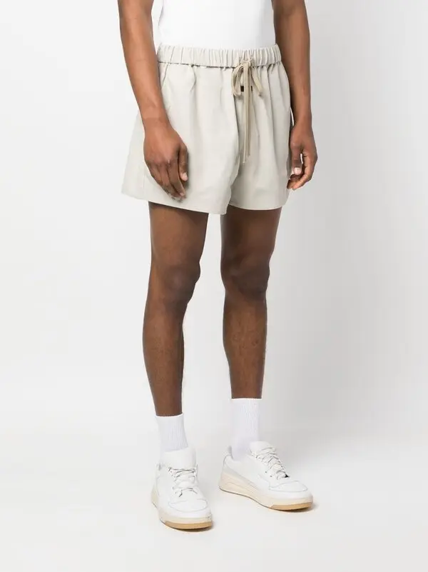 Fear Of God Drawstring Waist Thigh-length Short Shorts - Neutrals