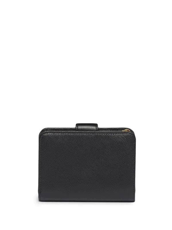 Prada Small Leather Logo-detail Wallet - Black