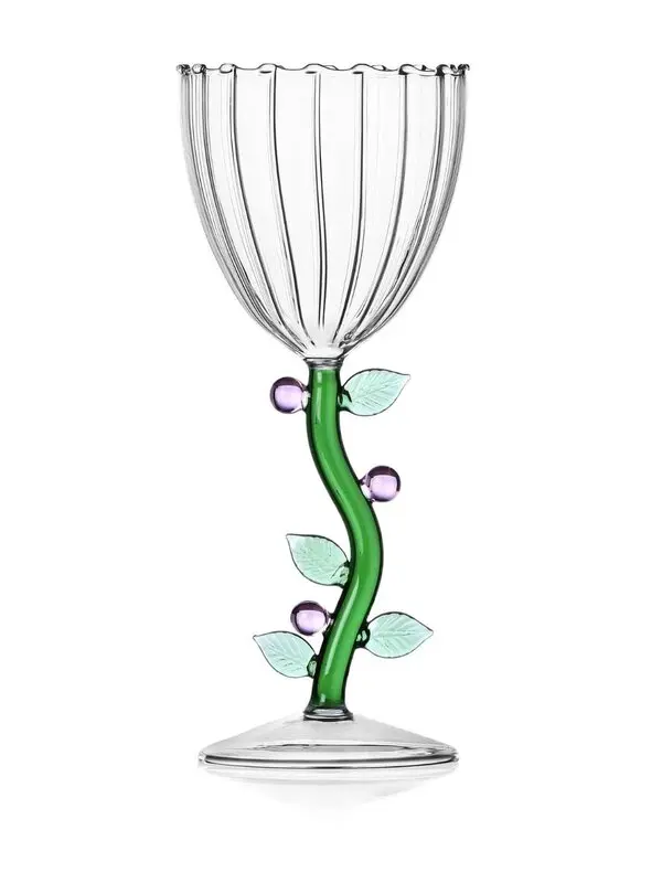 ICHENDORF MILANO Floral-appliqué Wine Goblet