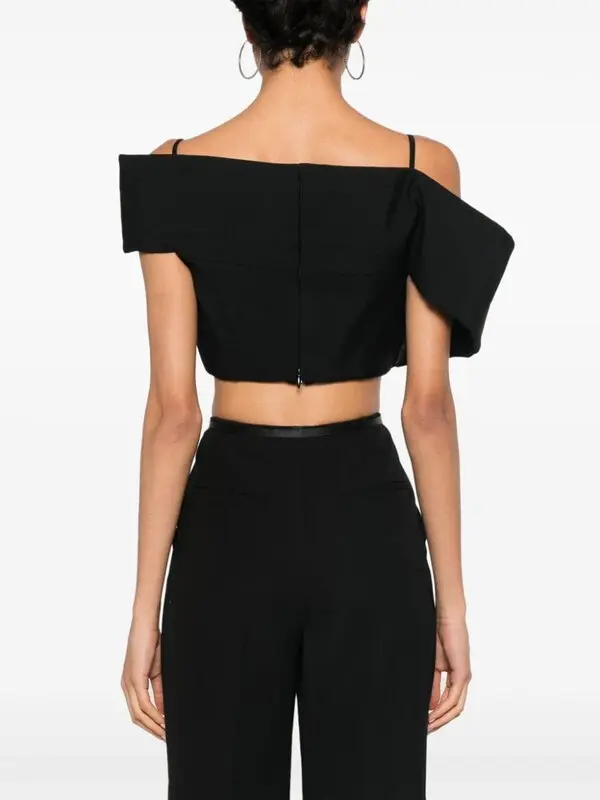 Alexander McQueen Deconstructed Asymmetric Top