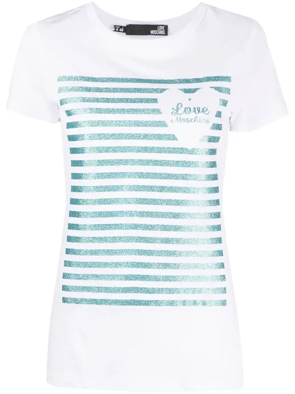 Moschino Logo-print Cotton T-shirt - White
