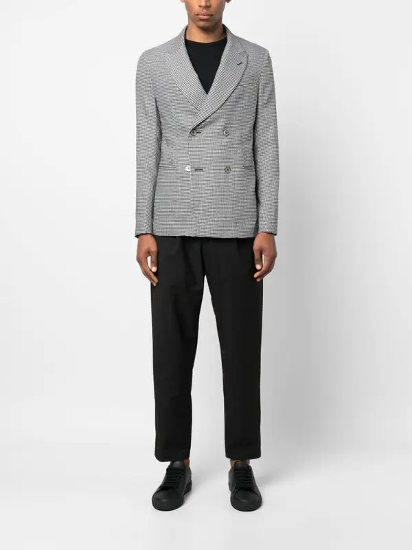 Herno Drawstring-waist Straight-leg Trousers - Black