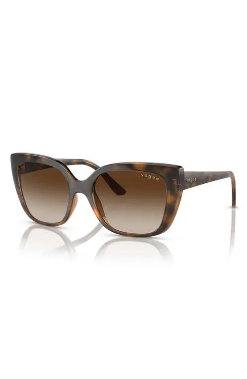 VOGUE 53mm Gradient Square Sunglasses