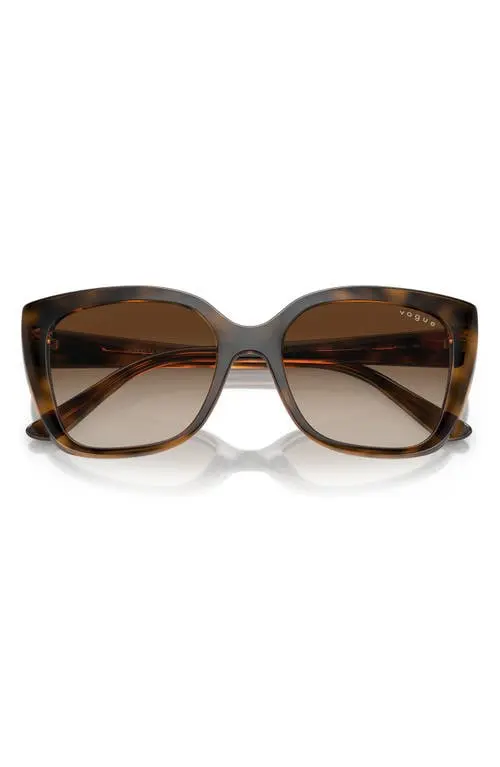 VOGUE 53mm Gradient Square Sunglasses