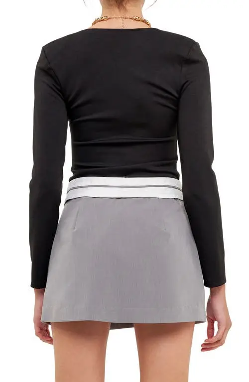 GREY LAB Square Neck Bodysuit