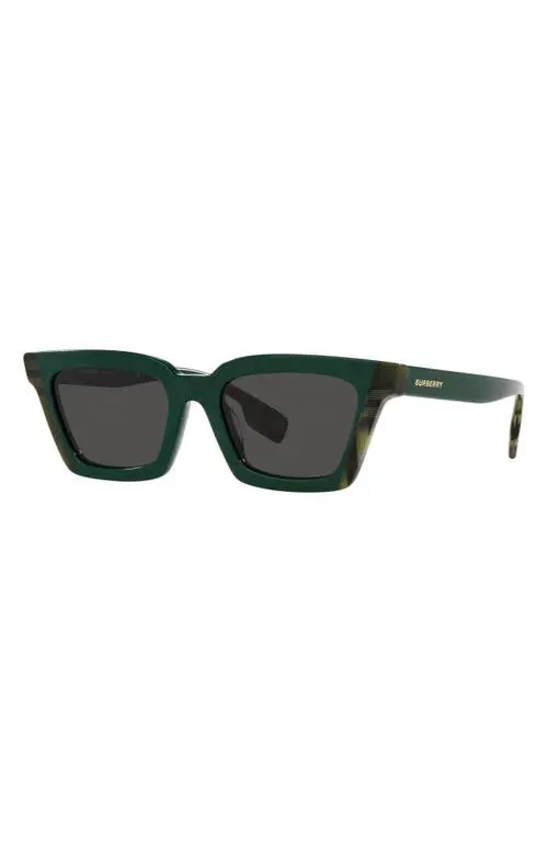Burberry Briar 52mm Square Sunglasses In Green - 70% Off 