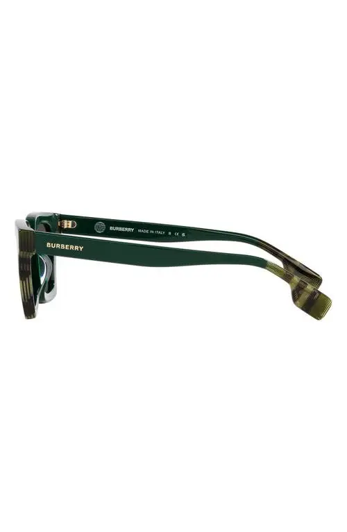 Burberry Briar 52mm Square Sunglasses in Green Burberry Briar 52mm Square Sunglasses In Green - 70% Off  main image 4