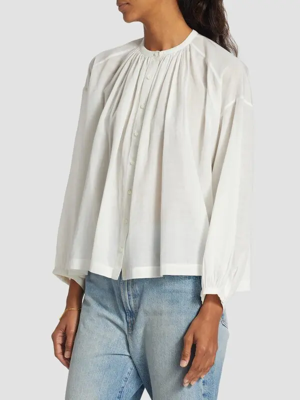 DÔEN Jane Shirred Blouse