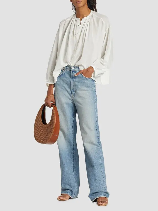 DÔEN Jane Shirred Blouse