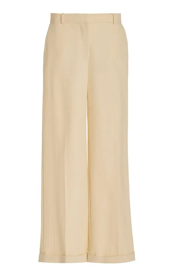 TOTEME Tailored Herringbone-weave Trousers