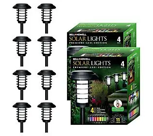 BELL & HOWELL Bell + Howell Color Changing Solar Powered Path Ay Lights 8 Pk - One-color