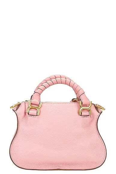Chloé Marcie Mini Satchel Bag In Tan