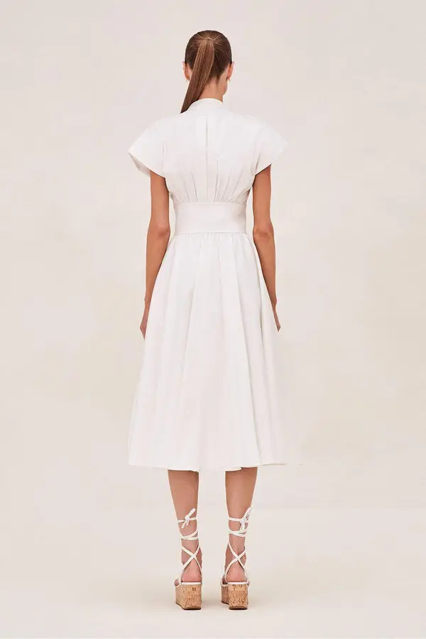 alexis jaden midi dress Alexis Jaden Dress - White