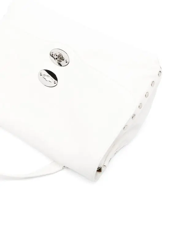 ZANELLATO Postina® Tote Bag With Studs - White