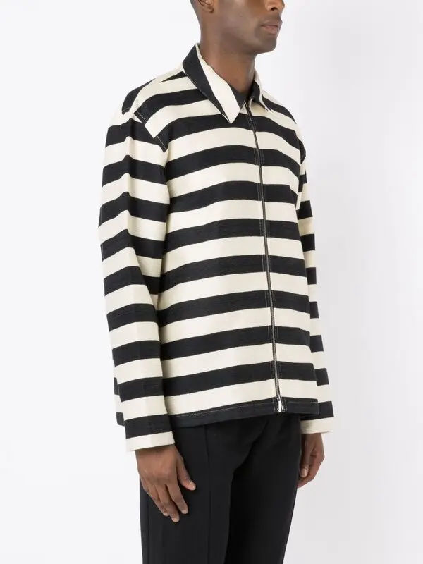 Emporio Armani Striped Shirt Jacket