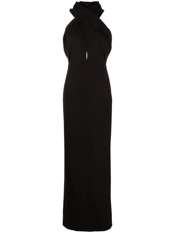 Saint Laurent Hooded Maxi Dress