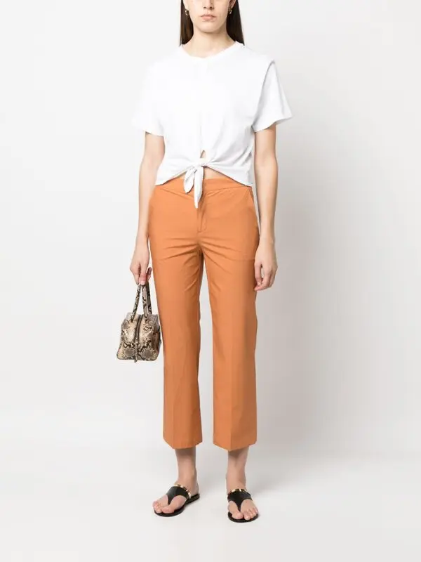 TWINSET Cropped Tailored Trousers