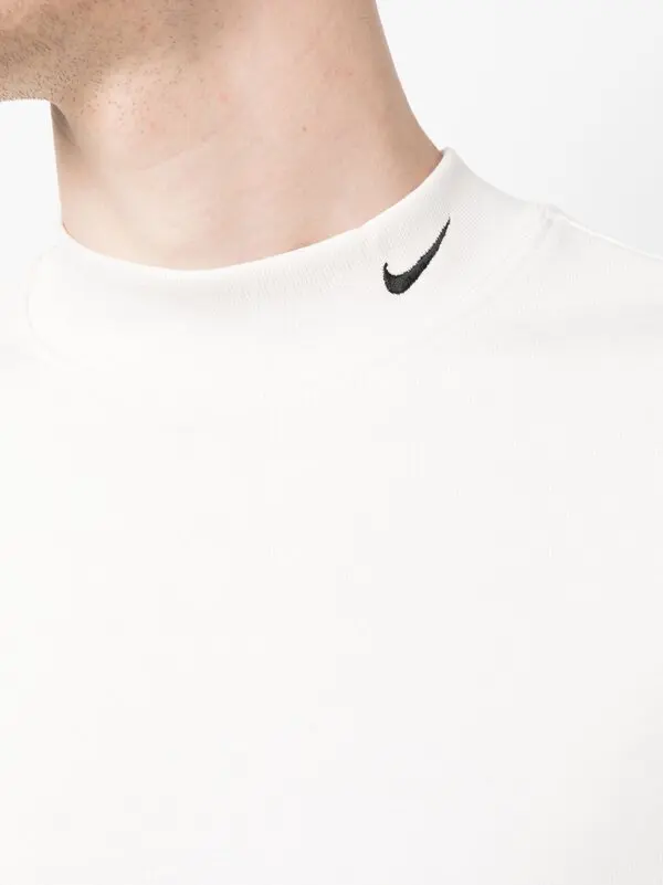Nike Logo-embroidered Cotton T-shirt
