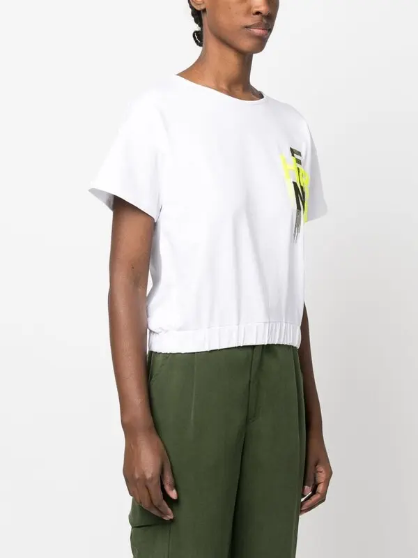Herno Embroidered-logo T-shirt