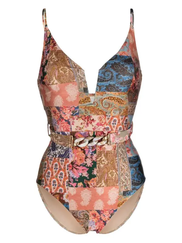 Zimmermann Devi Plunge-v One-piece