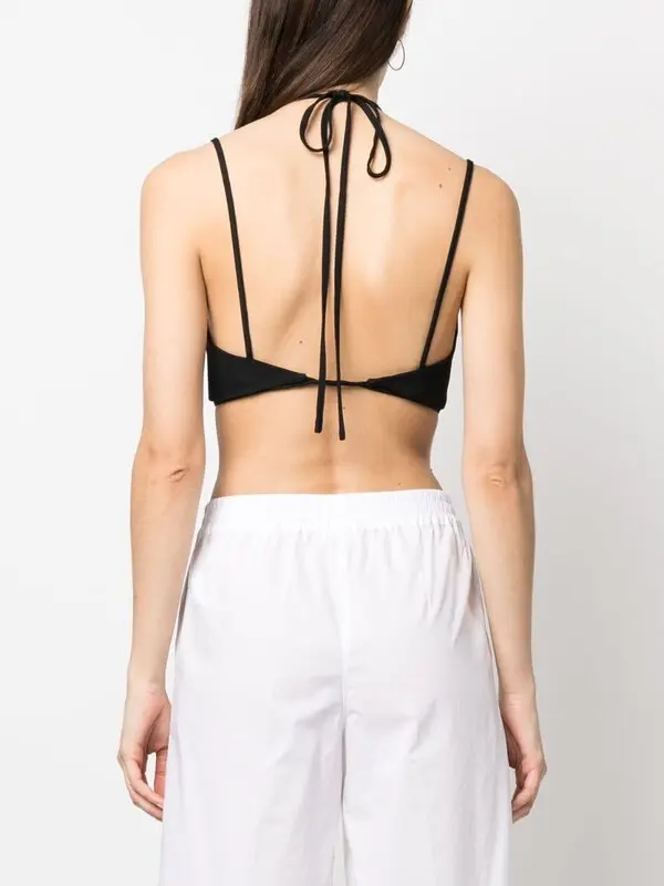 P.a.r.o.s.h Tie-fastening Cropped Top