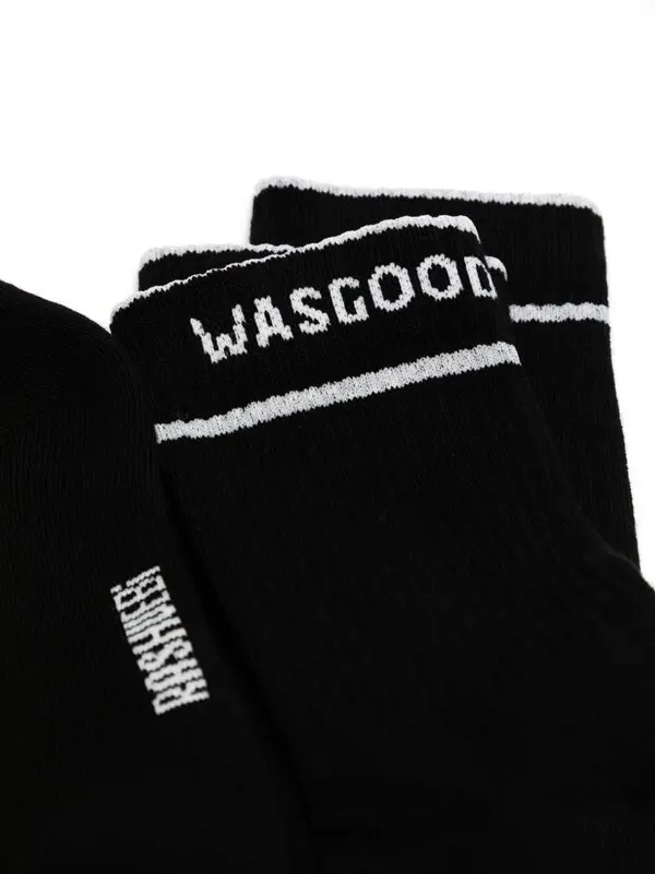 0711 TBILISI Three-pack Slogan Socks