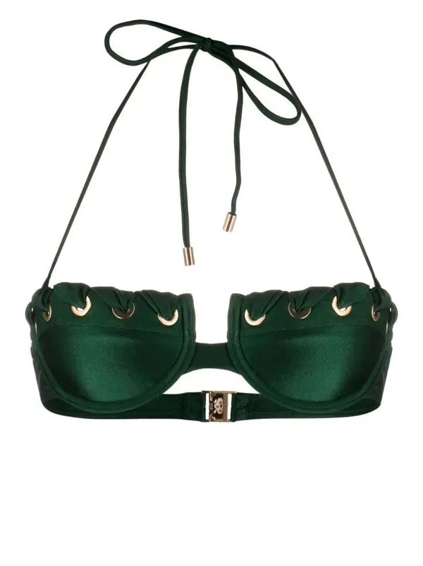 Zimmermann Devi Eyelet-detail Bikini Top