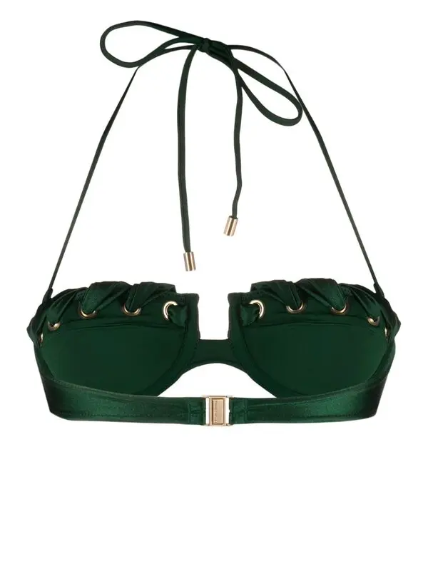 Zimmermann Devi Eyelet-detail Bikini Top