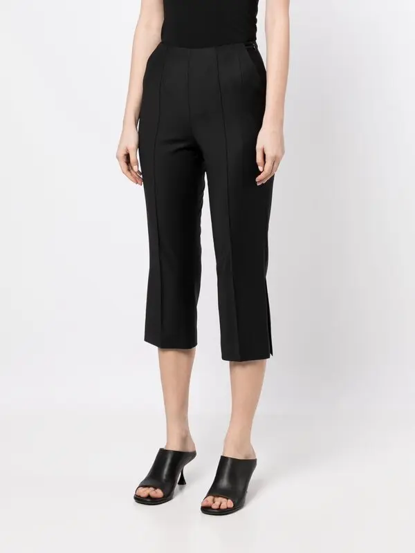 Matériel Wool Blend Cropped Trousers