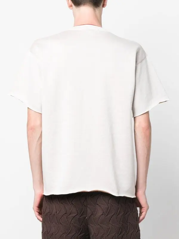 ROBYN LYNCH Smiley-print Cotton T-shirt