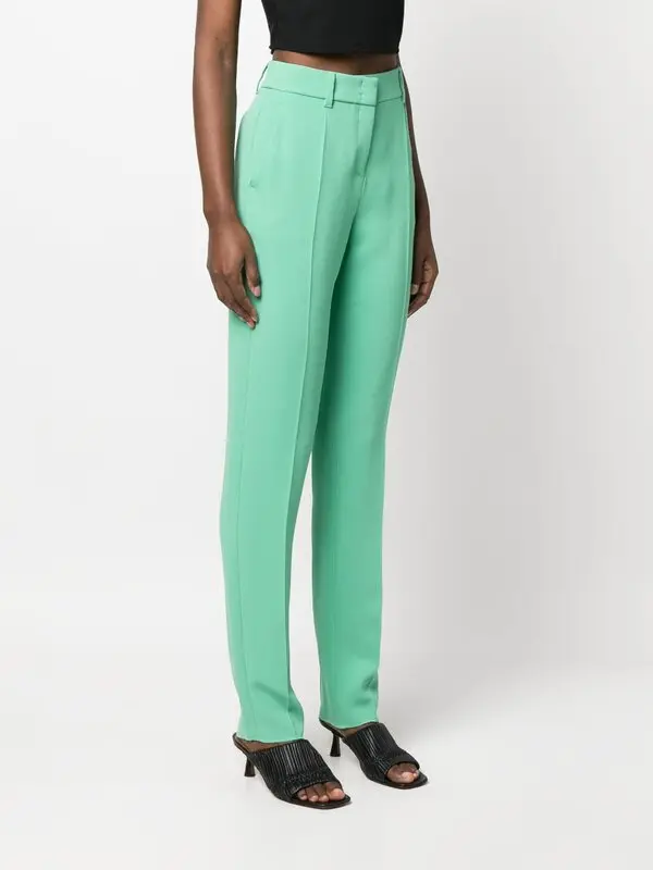 Emporio Armani Straight-leg Crepe Trousers