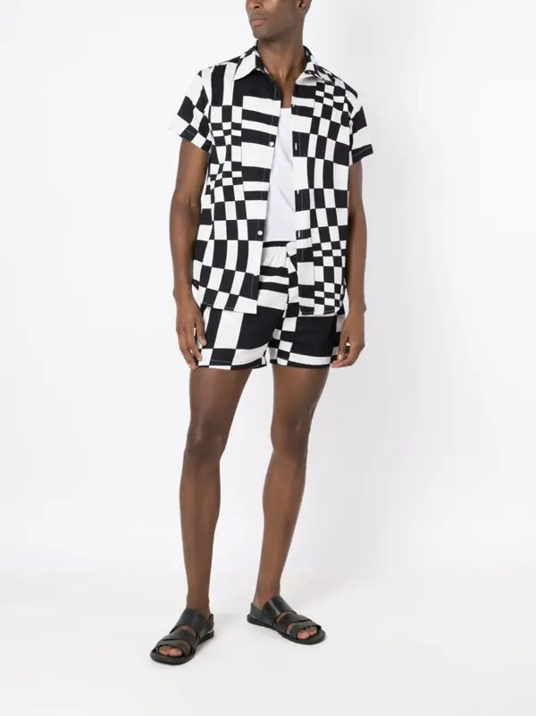 AMIR SLAMA Graphic-print Shorts