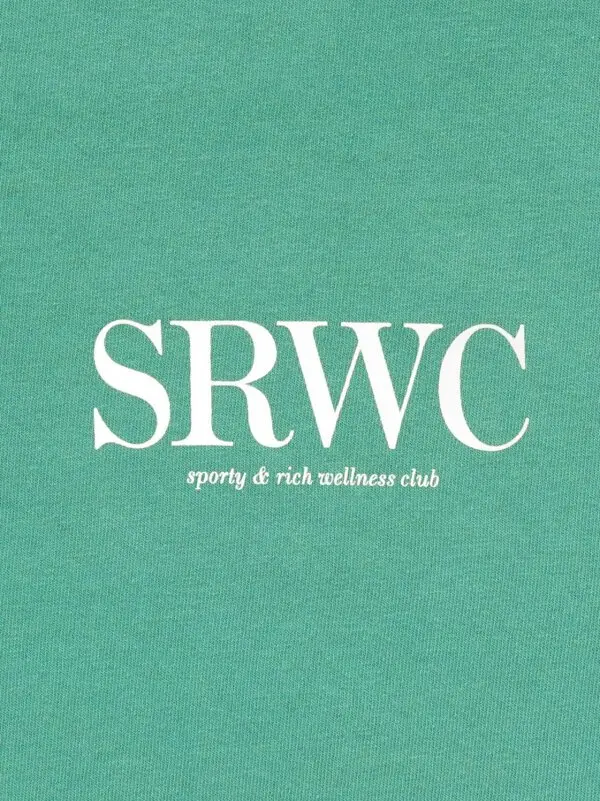Sporty & Rich Upper East Side Cotton Sweatshirt - Green
