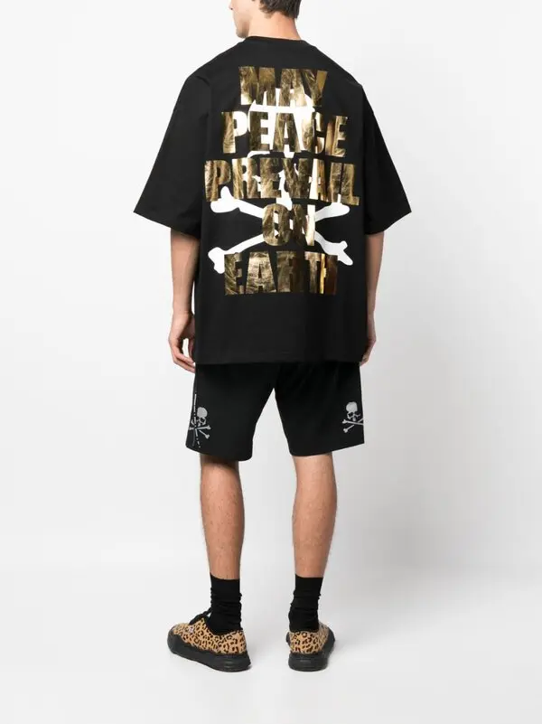 MASTERMIND WORLD Oversized Logo-print T-shirt