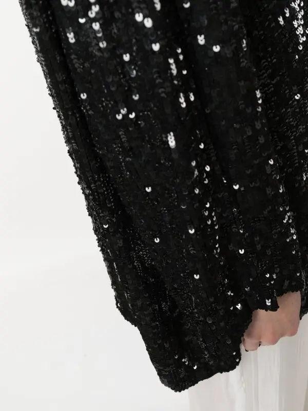 P.a.r.o.s.h Sequin Long-sleeve Blouse