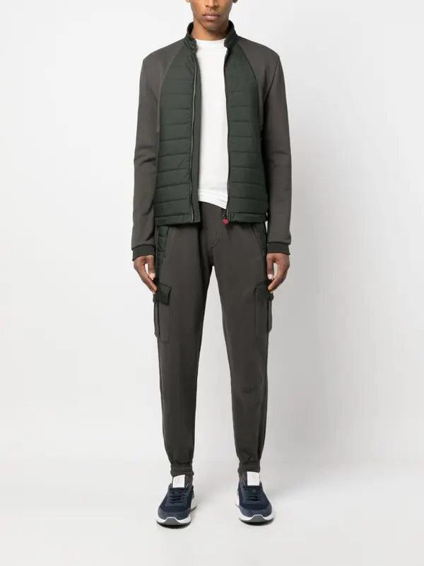 Kiton Blouson Zip-up Quilted Jacket
