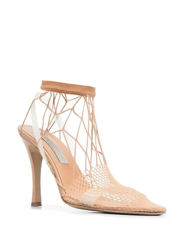 Stella McCartney 100mm Fishnet Sandals