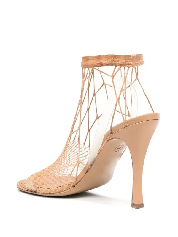 Stella McCartney 100mm Fishnet Sandals