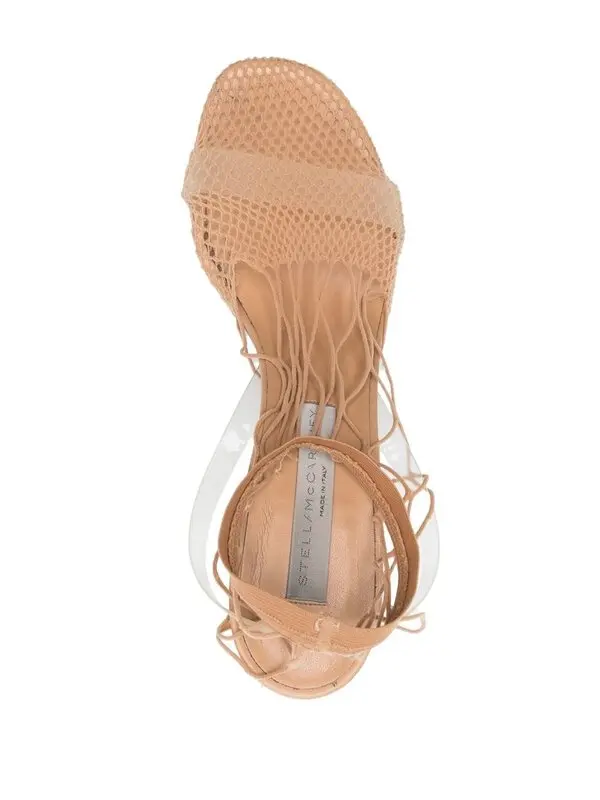 Stella McCartney 100mm Fishnet Sandals