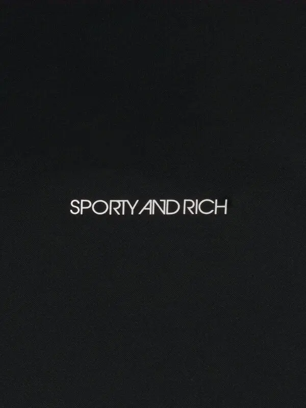 SPORTY & RICH N.03 Logo-print Shorts