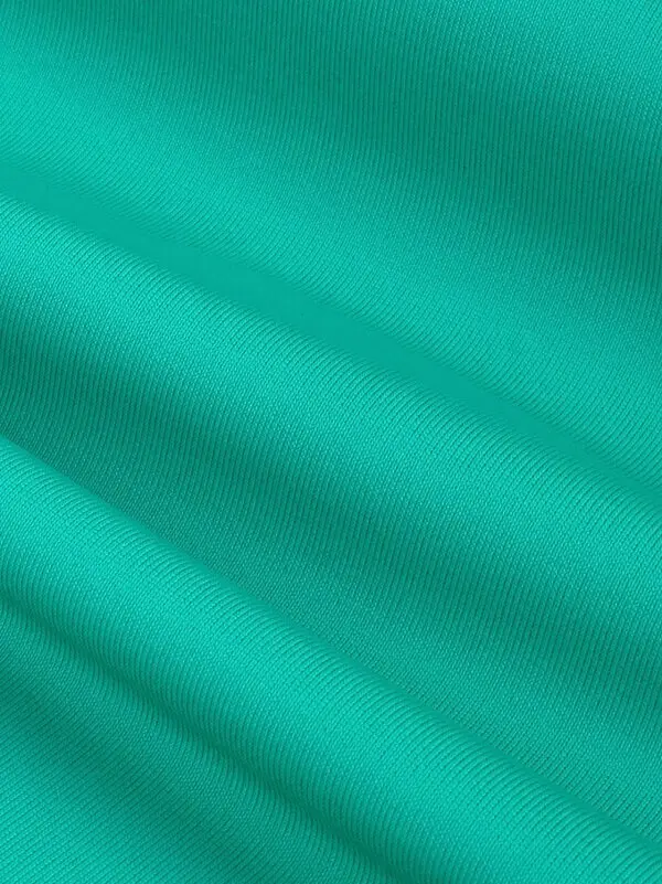 SPORTY & RICH Carla Logo-print Swimsuit - Green