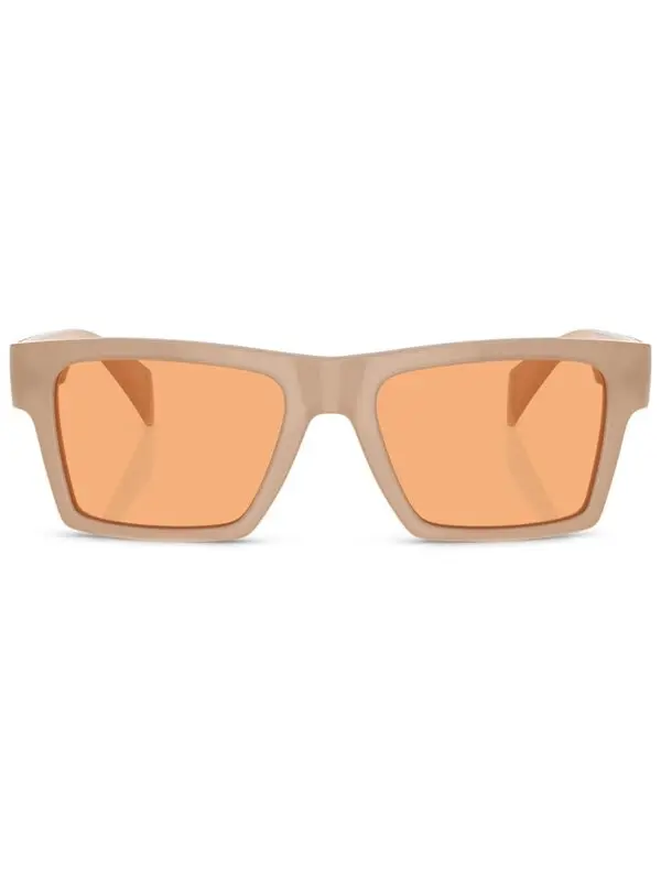 Versace Greca-detail Square-frame Sunglasses