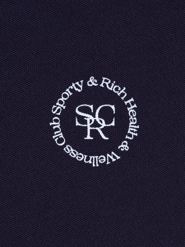 SPORTY & RICH Embroidered-logo Zip-up Jacket