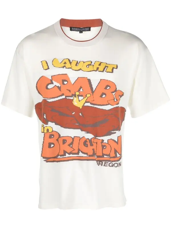 ROBYN LYNCH Graphic-print Short-sleeve T-shirt - White