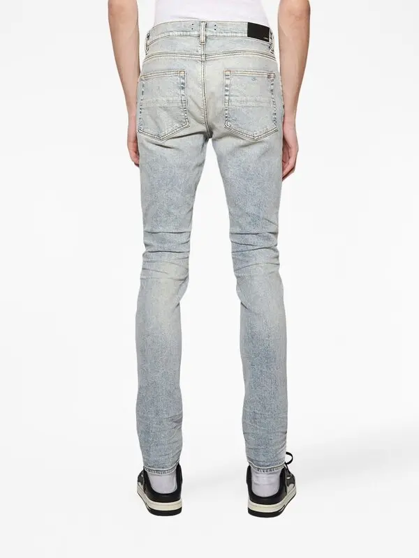 Amiri Mx1 Ripped Skinny Jeans - Blue