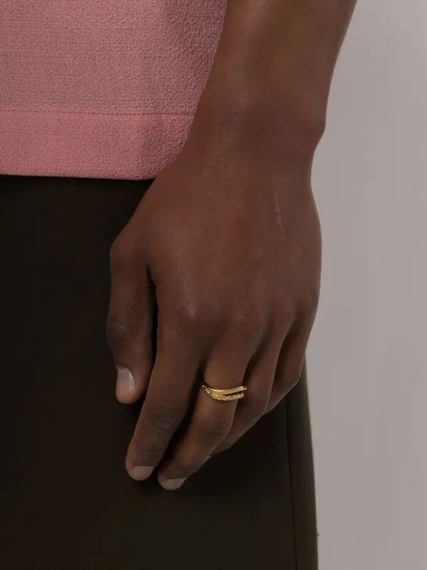 MARIA BLACK Sterling Silver Bess Textured Ring