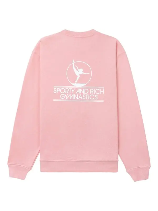 Sporty & Rich Gymnastics Logo Sweatshirt