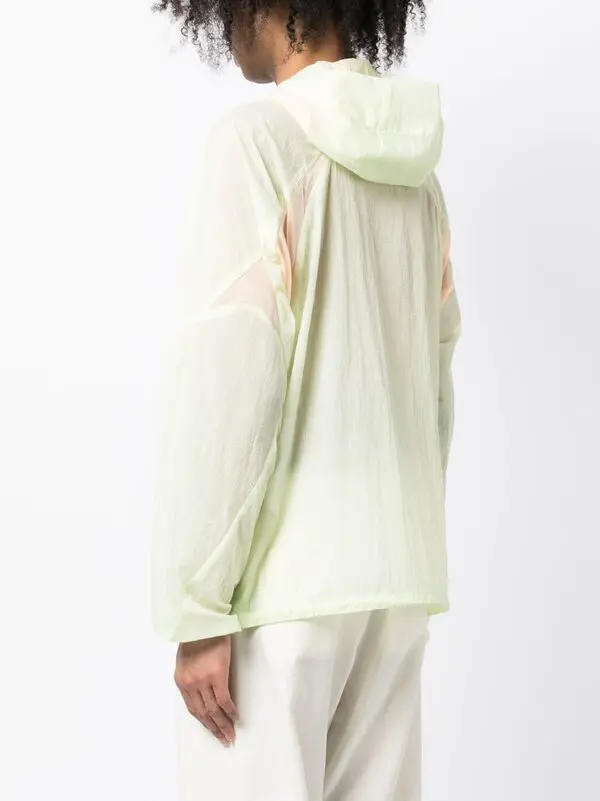 POST ARCHIVE FACTION Transparent-design Hooded Jacket