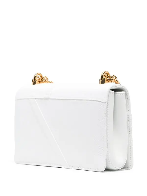 Dolce & Gabbana Logo-plaque Denim Shoulder Bag