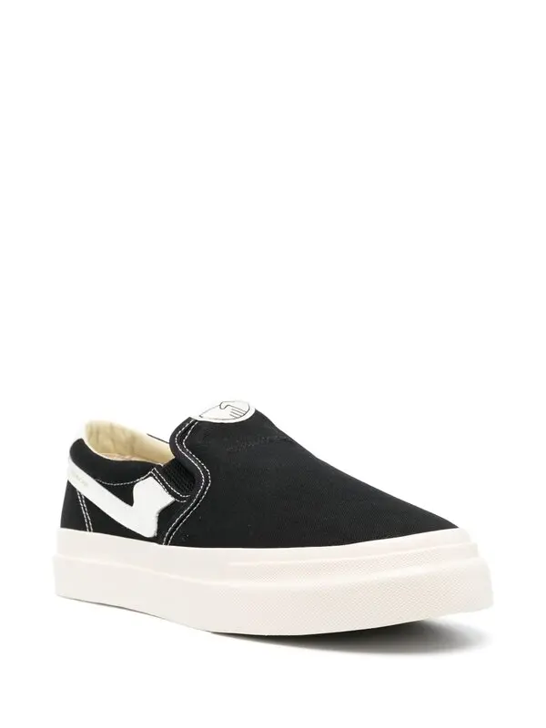 S.W.C STEPNEY WORKERS CLUB Contrast-stitch Slip-on Sneakers